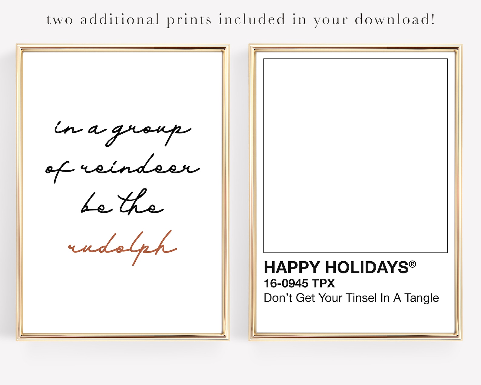 Funny Christmas Wall Art Set of 8 CHRISTMAS PRINTS Holiday - Etsy