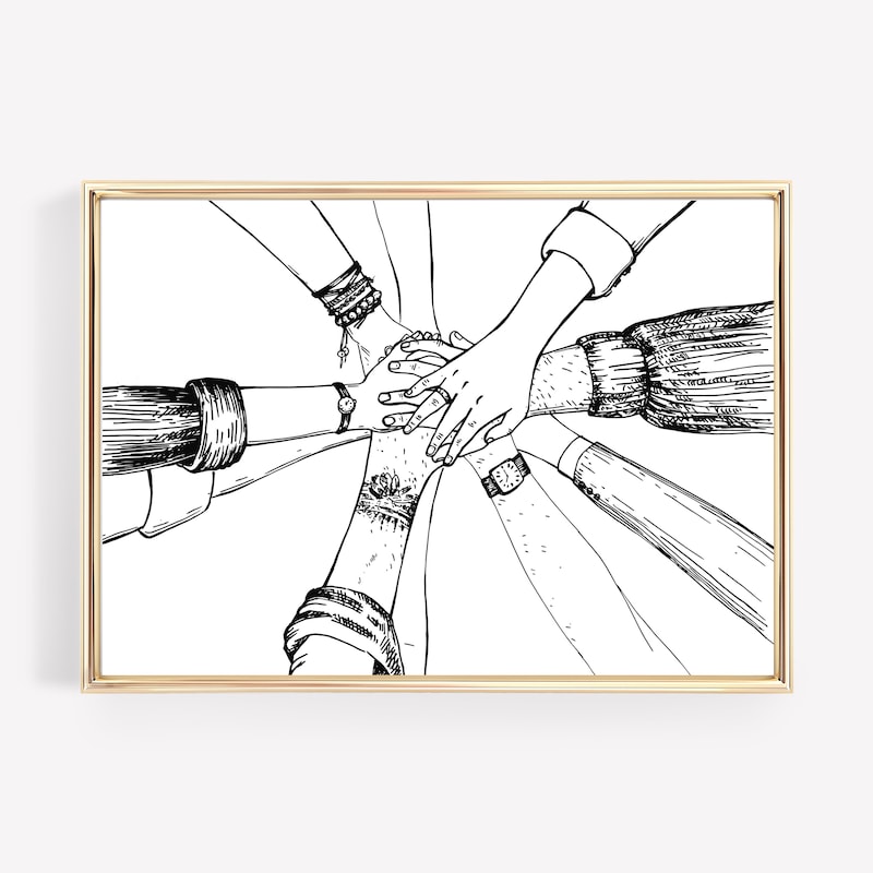 Teamwork Wall Art - Etsy