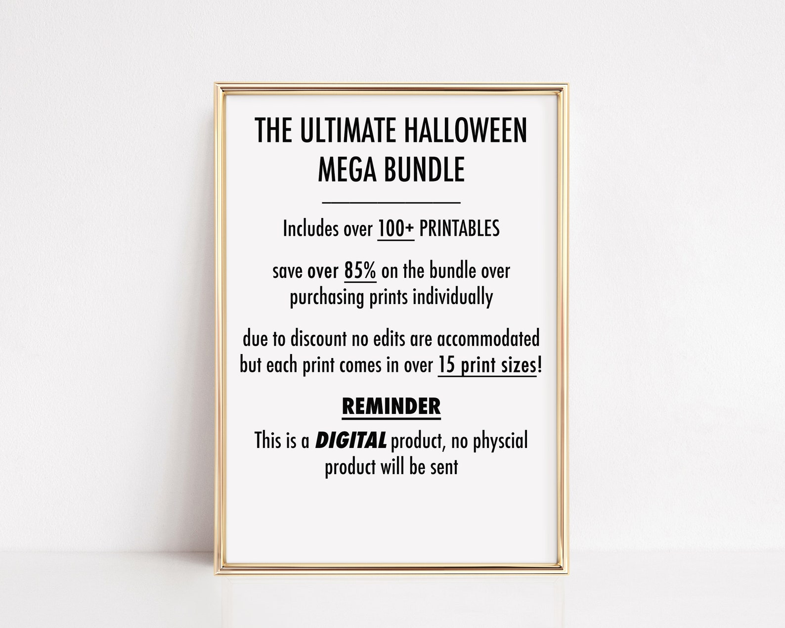 Halloween Mega Bundle Collection Over 100 PRINTABLES - Etsy