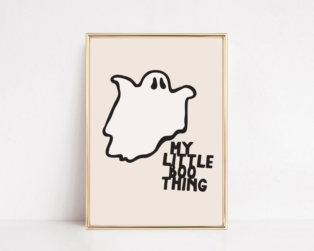 Ghost Wall Art | My Little Boo Thing | Kids Halloween Decor | Funny ...