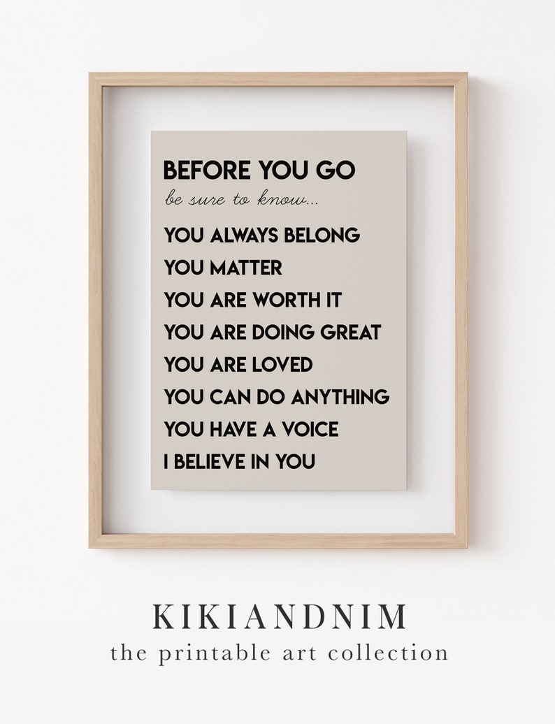 Affirmation Wall Art for Kids Inspirational Classroom Decor - Etsy