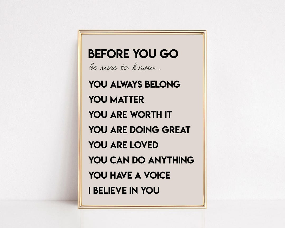Affirmation Wall Art for Kids | Inspirational Classroom Decor | Kids ...