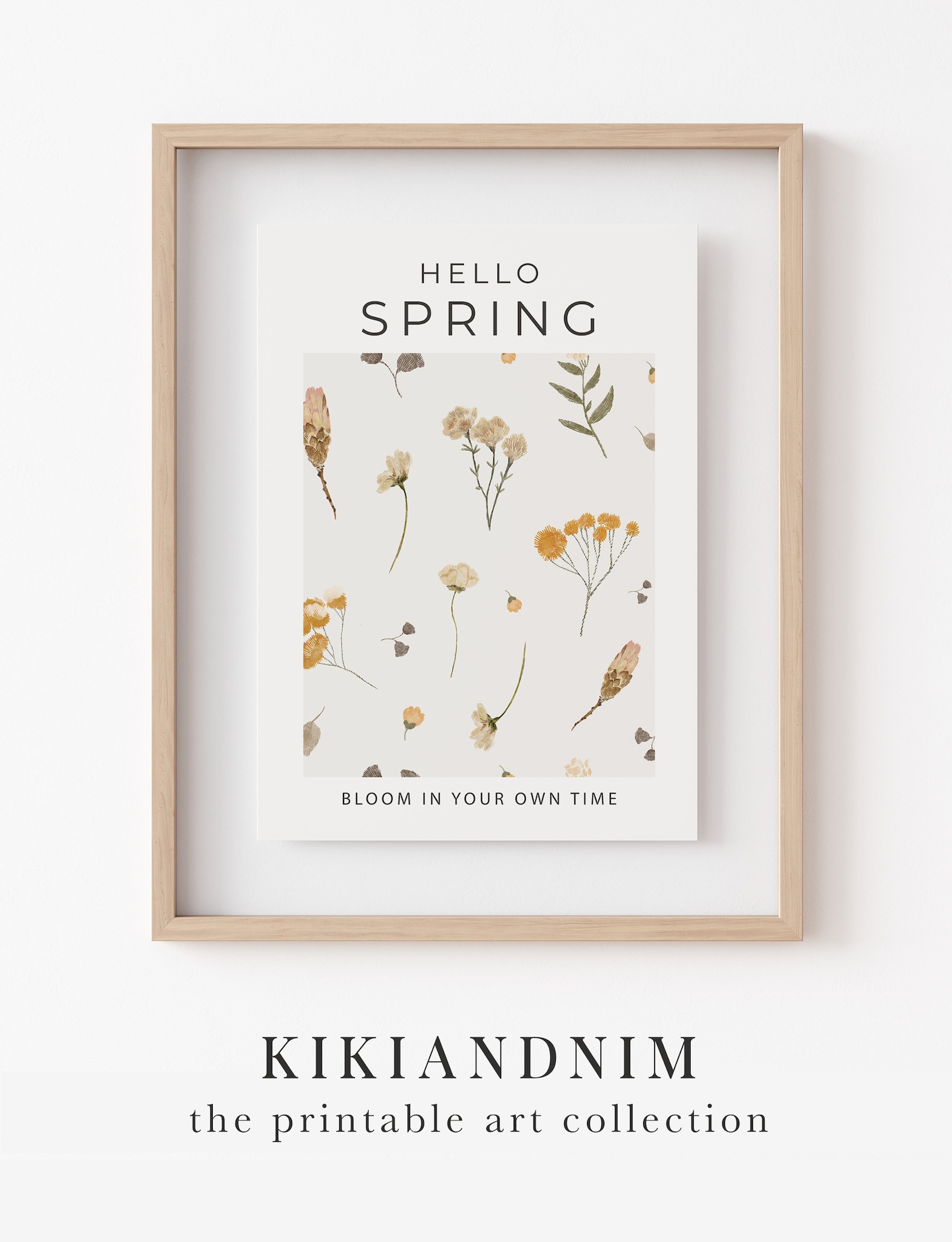 Spring Decor Spring Wall Art Print Floral Wall Art - Etsy