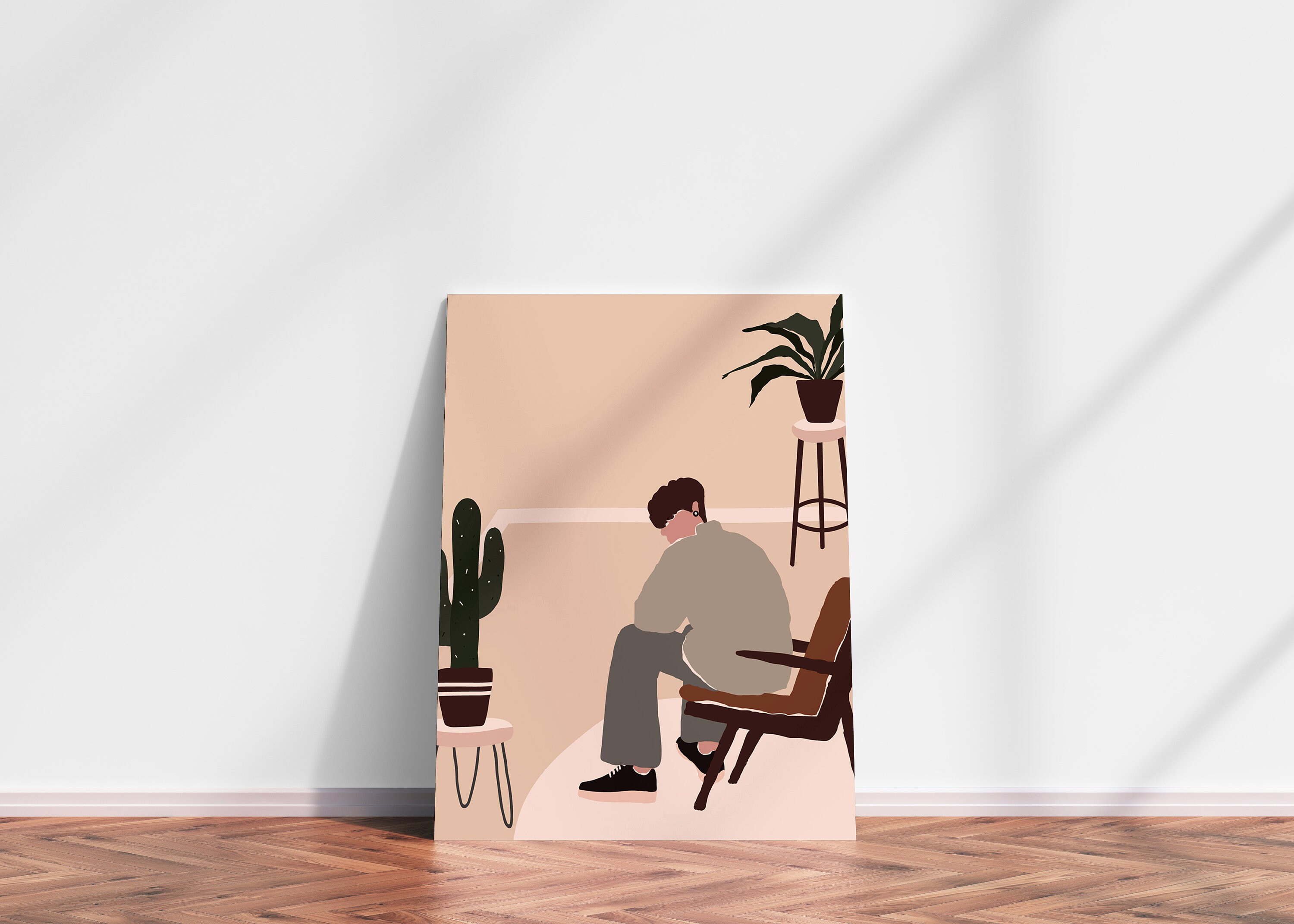 Male Wall Art Instant Download Fashion Poster Abstract | Etsy