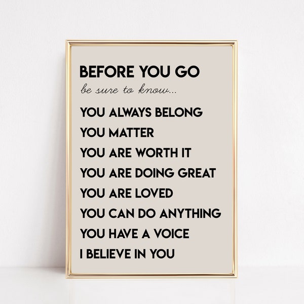 Inspirational Wall Art - Etsy