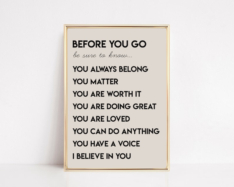 Affirmation Wall Art for Kids Inspirational Classroom Decor - Etsy