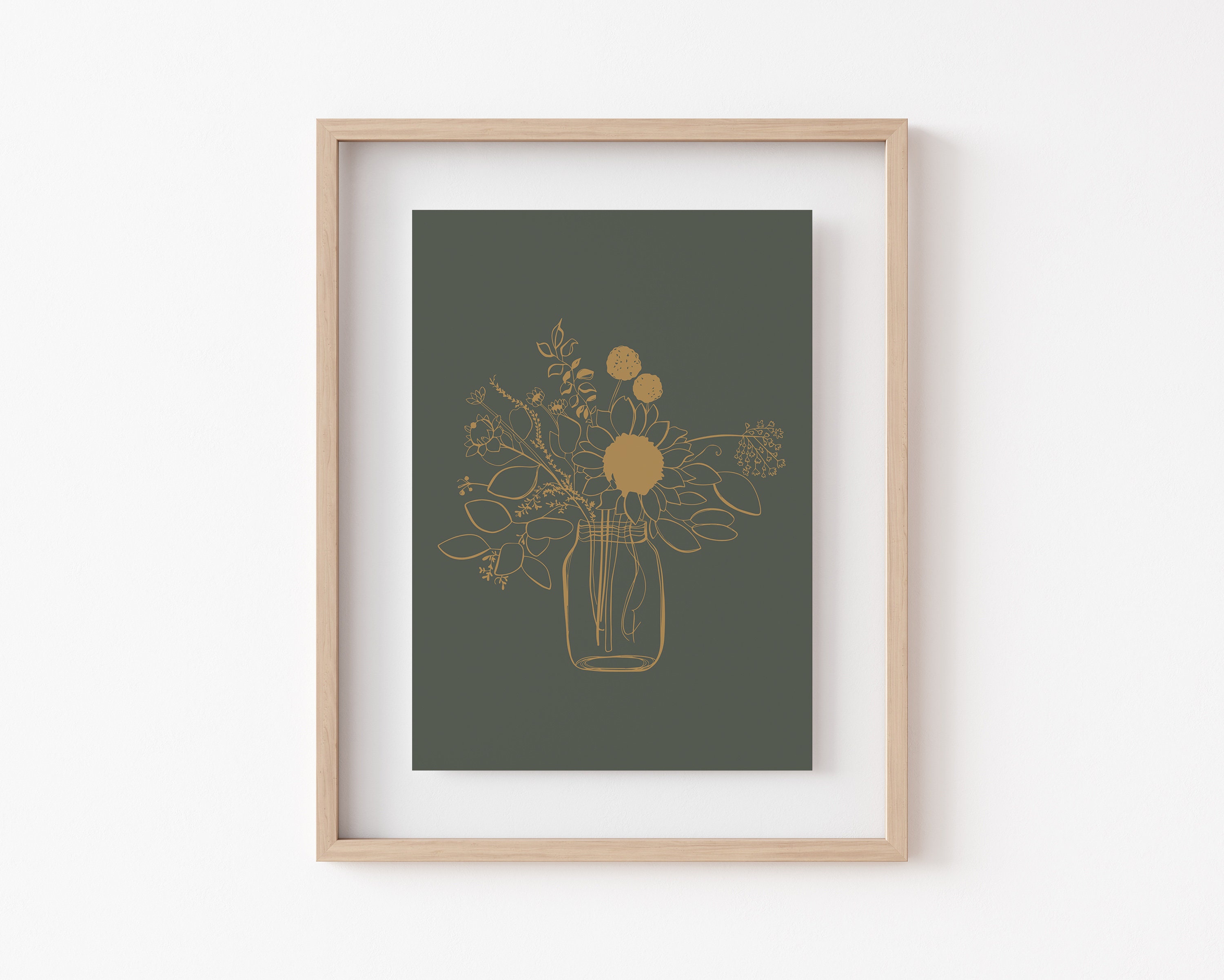 Fall Botanical Prints | Boho Art Print | Floral Wall Art | Printable ...