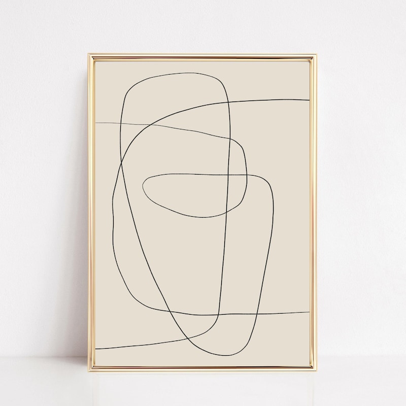 Abstract Line Art - Etsy
