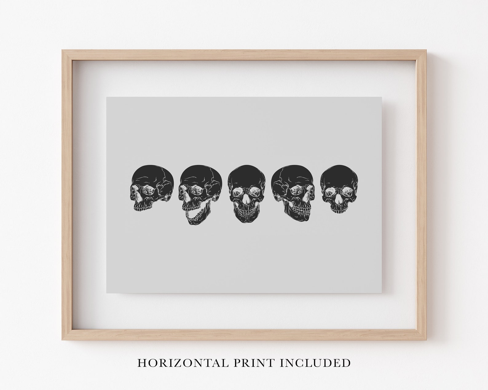 Halloween Prints | Skeleton Print | Set of 6 Prints | Skeleton Gallery ...