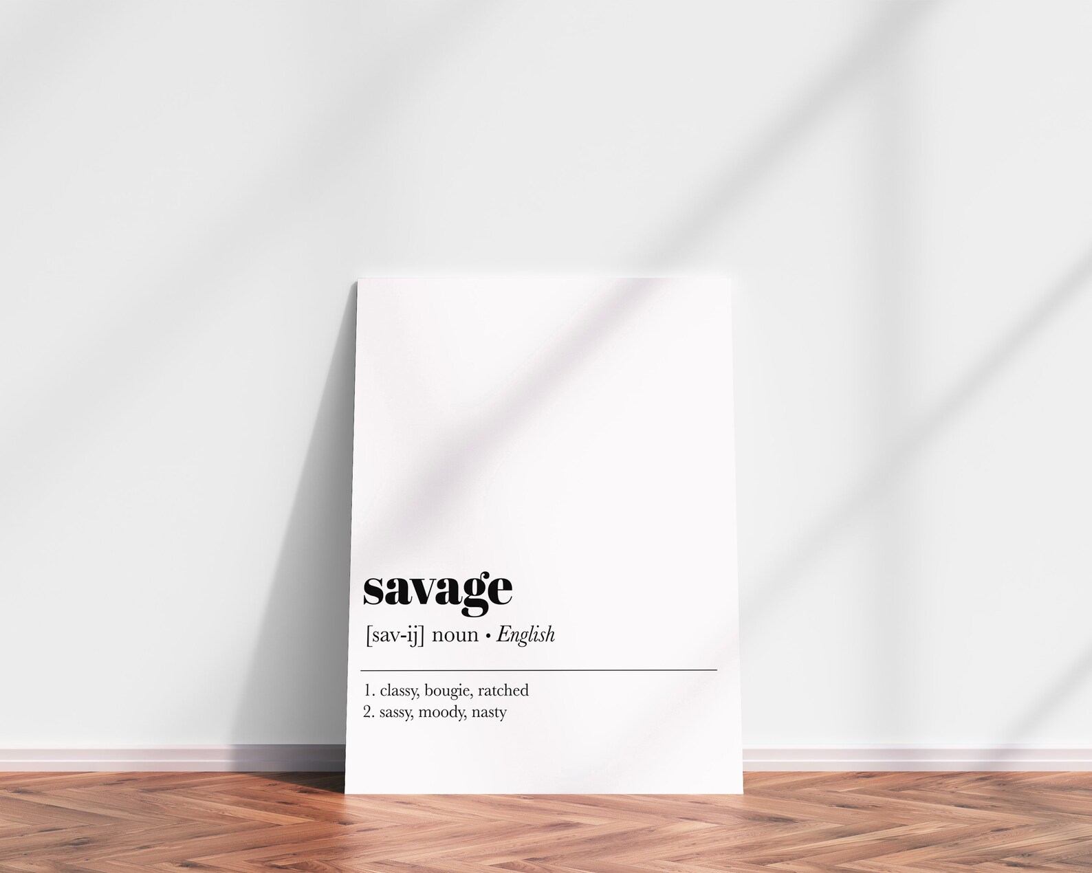 Savage Definition Megan Thee Stallion I'm a Savage - Etsy