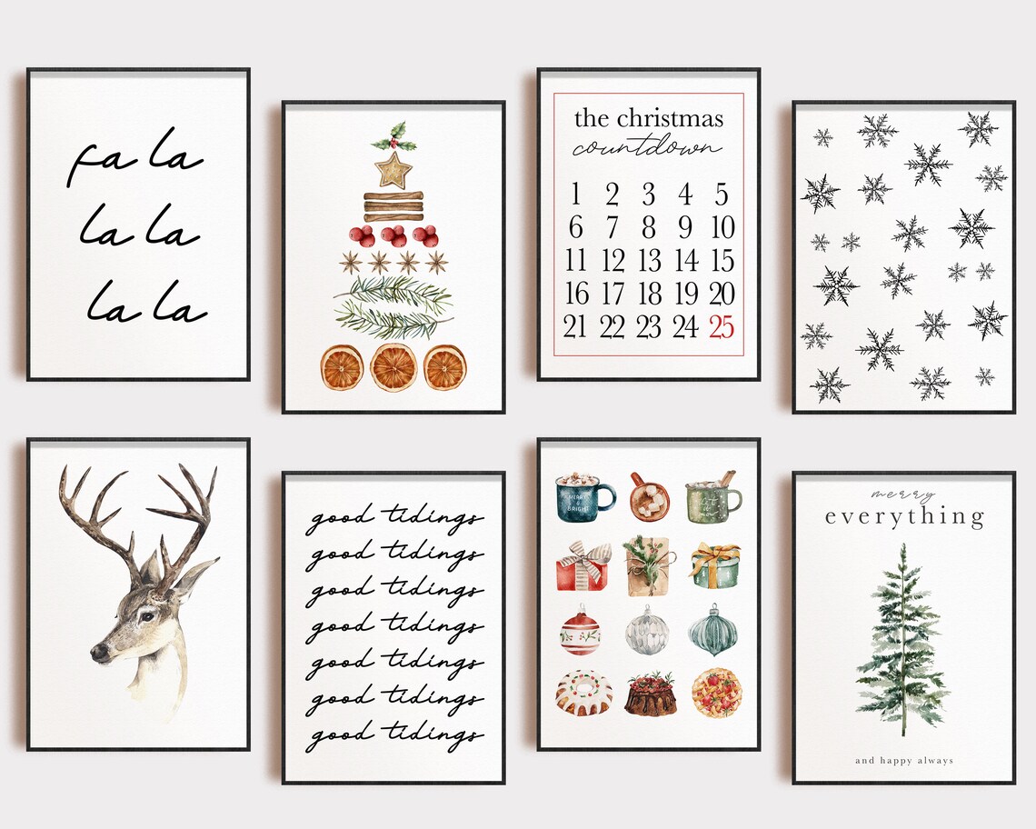 Fall Winter Holiday Mega Bundle Set Over 100 PRINTABLES - Etsy