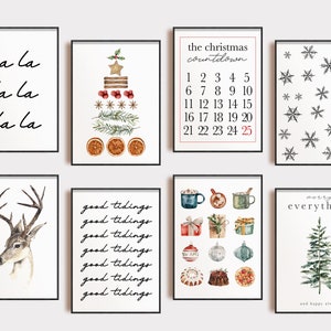 Fall Winter Holiday Mega Bundle Set Over 100 PRINTABLES Holiday Decor ...