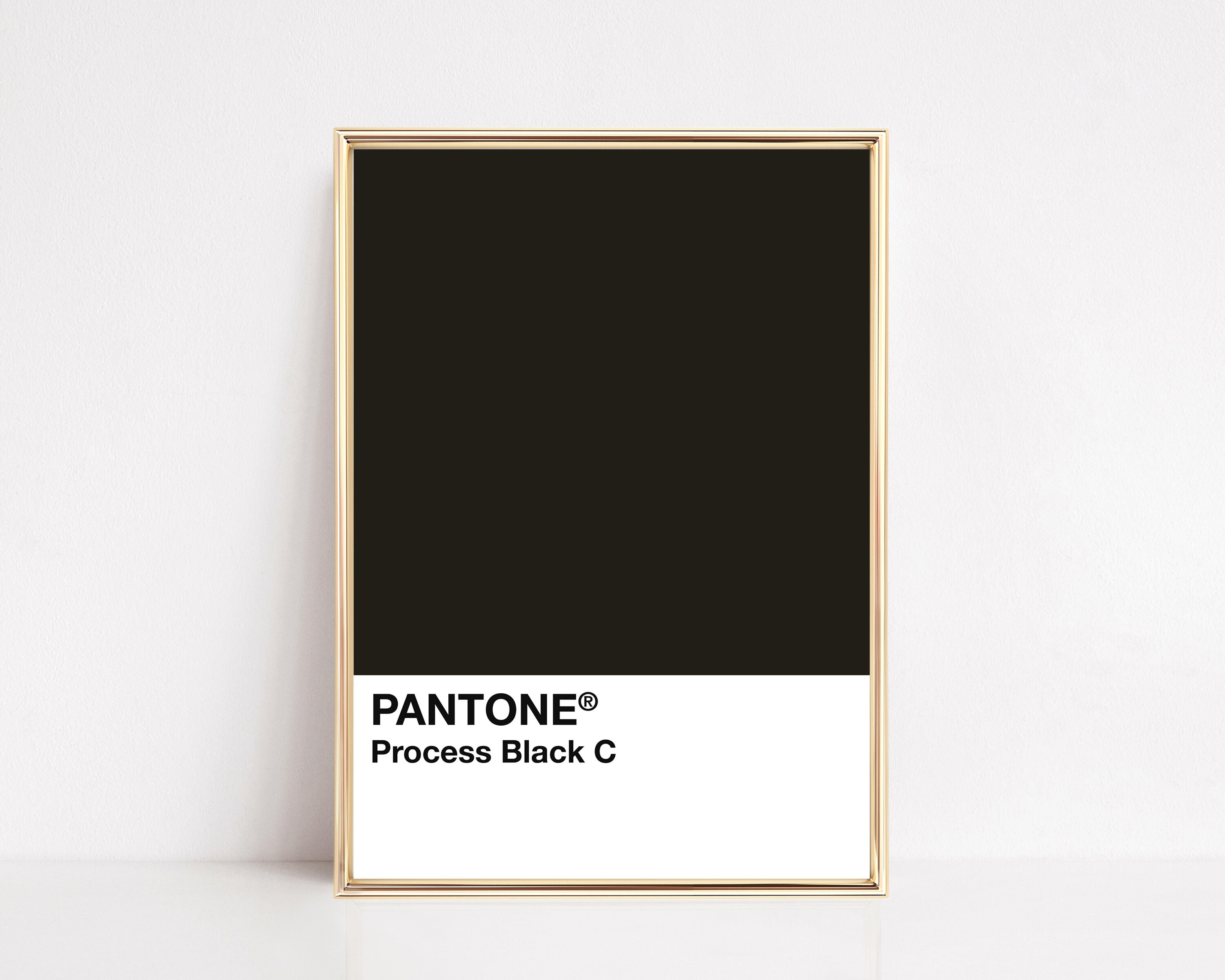 Pantone process black c print pantone printable home | Etsy
