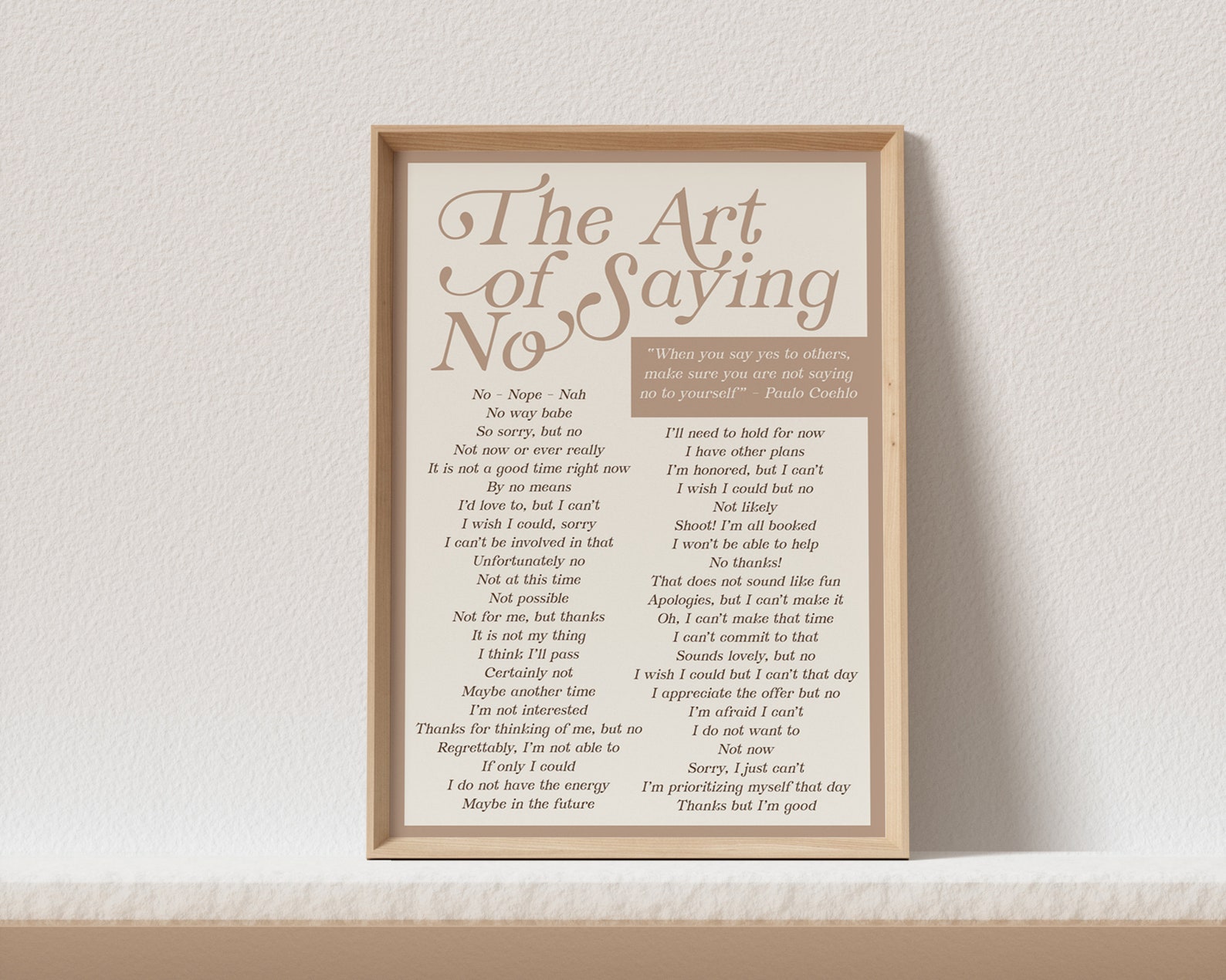 Self Care Poster | Set of 2 Prints | Self Care Wall Art | Mental Health ...