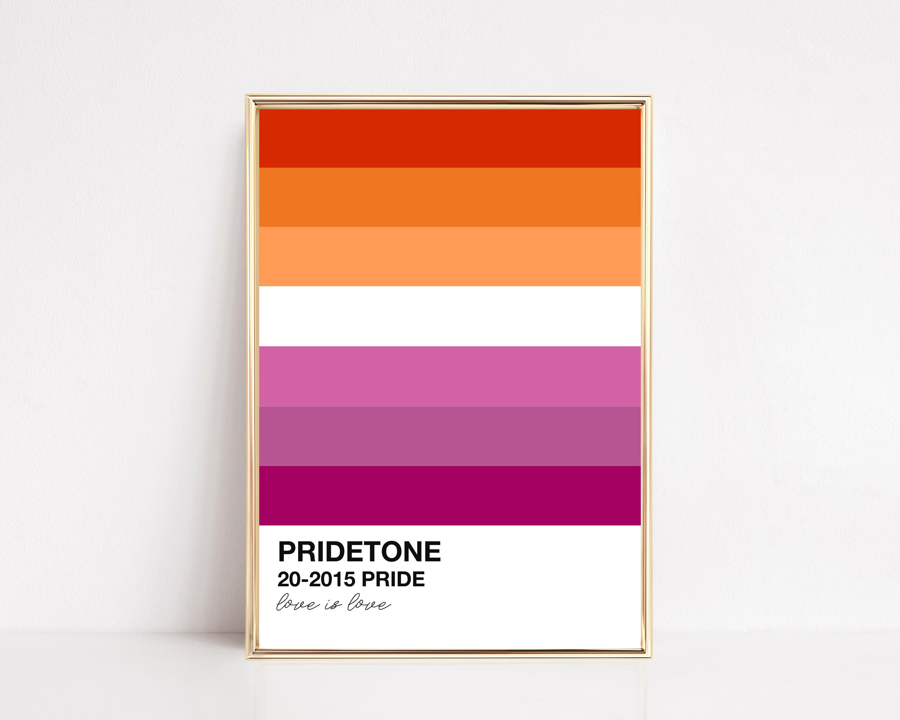 Digital Prints Inclusion Printable Poster Pride Art Print Rainbow Flag ...