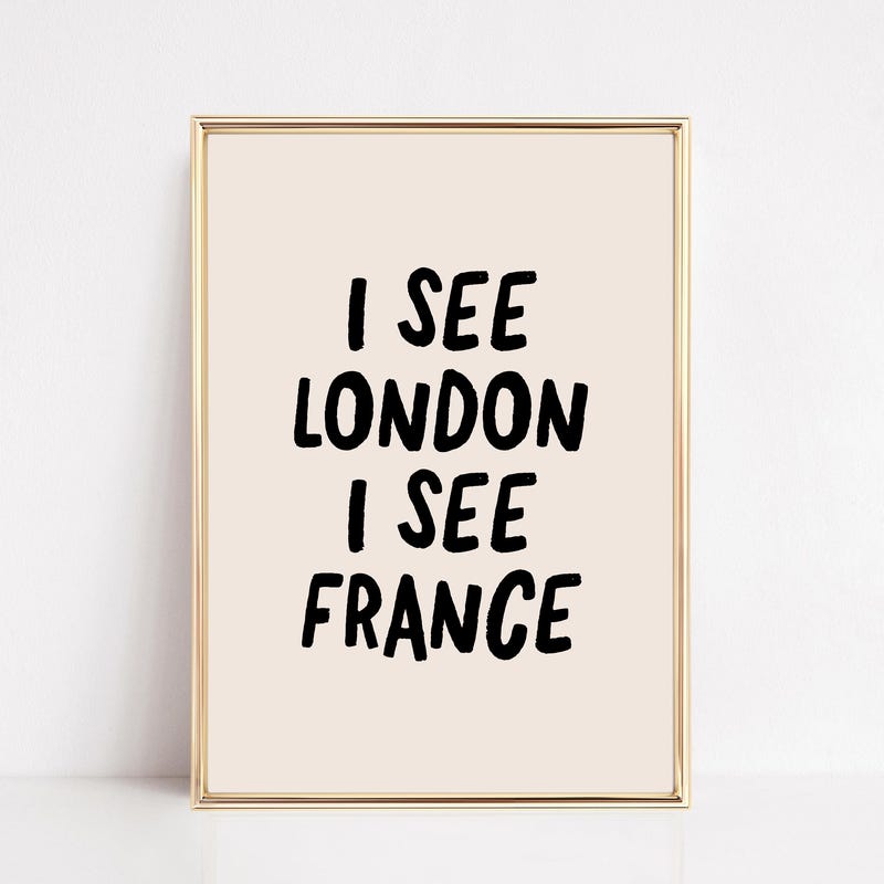 I See London I See France - Etsy