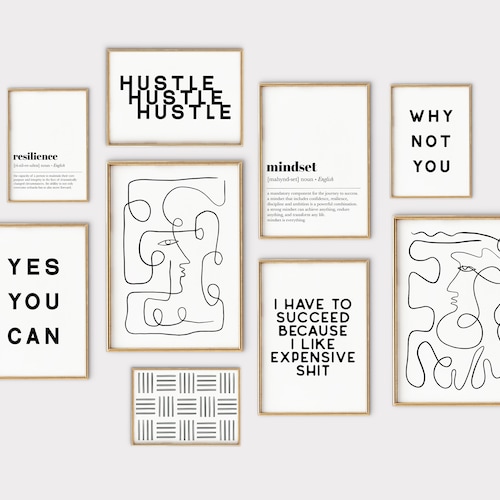 Office Wall Art Set 40 PRINTABLES Home Office Decor - Etsy