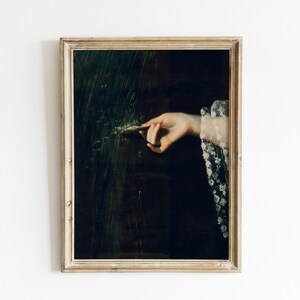 Victorian Painting | Dark Academia Decor | Moody Wall Art | Vintage ...