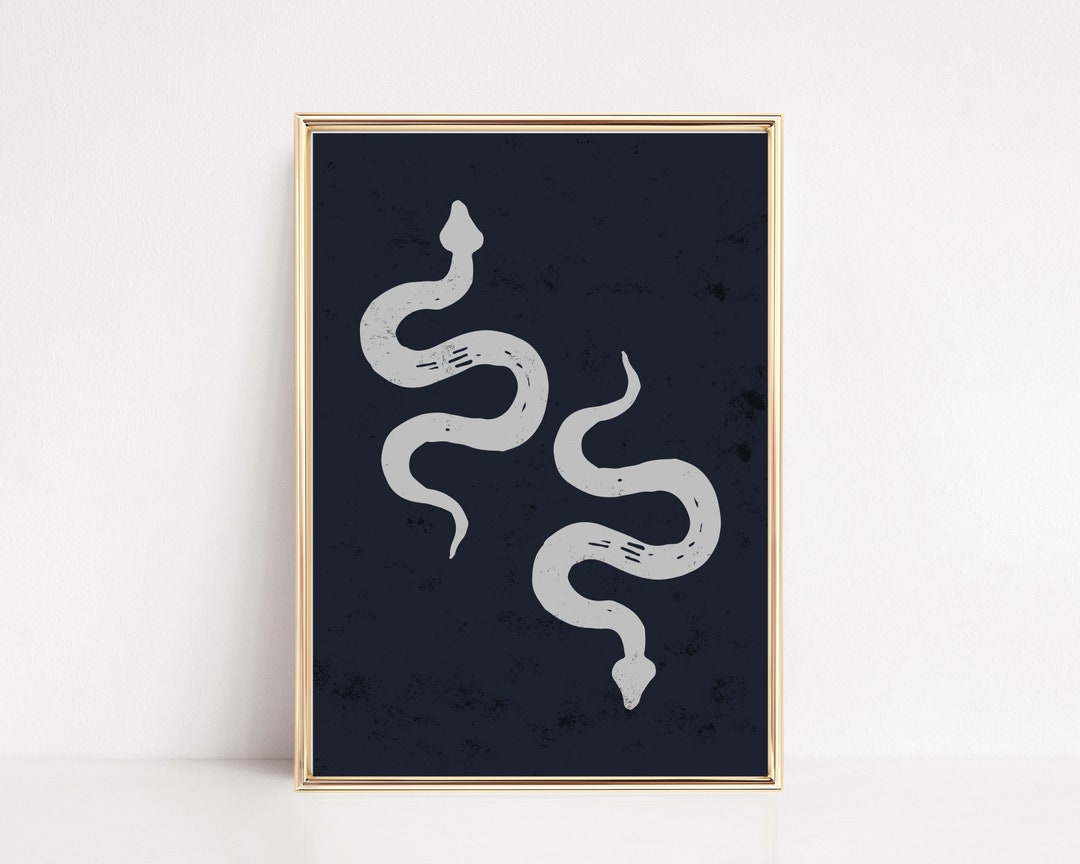 Snake Art Western Wall Art Cowboy Art Southwestern Decor Western ...
