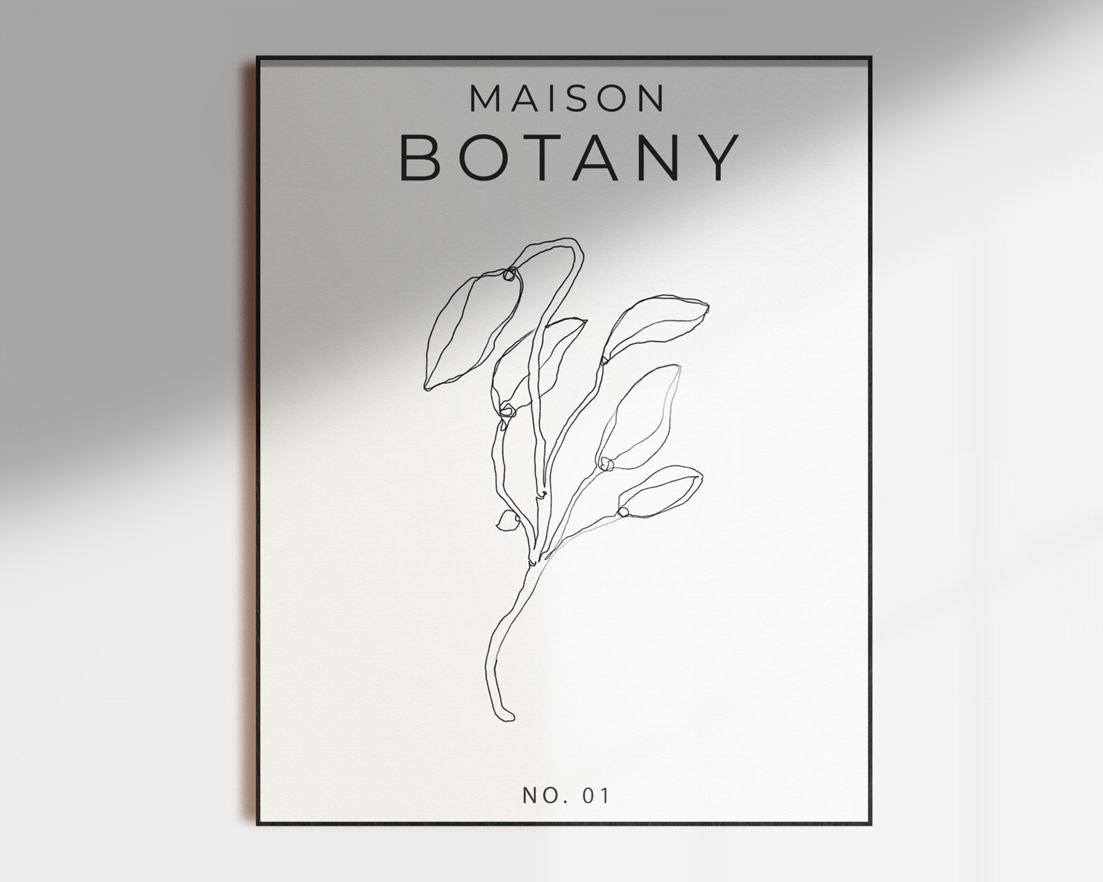 Botany Poster Botany Print Floral Wall Art Botanical - Etsy