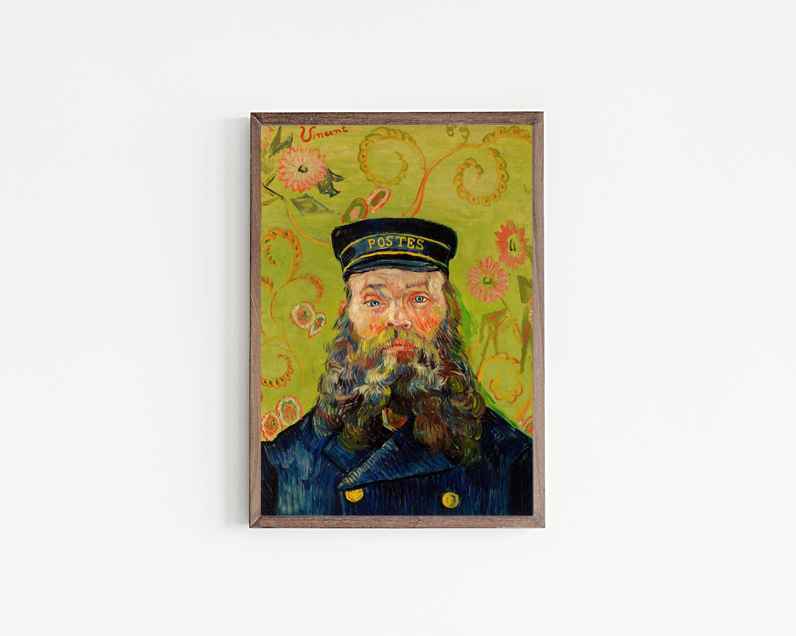 The Postman Vincent Van Gogh Print Colorful Poster - Etsy