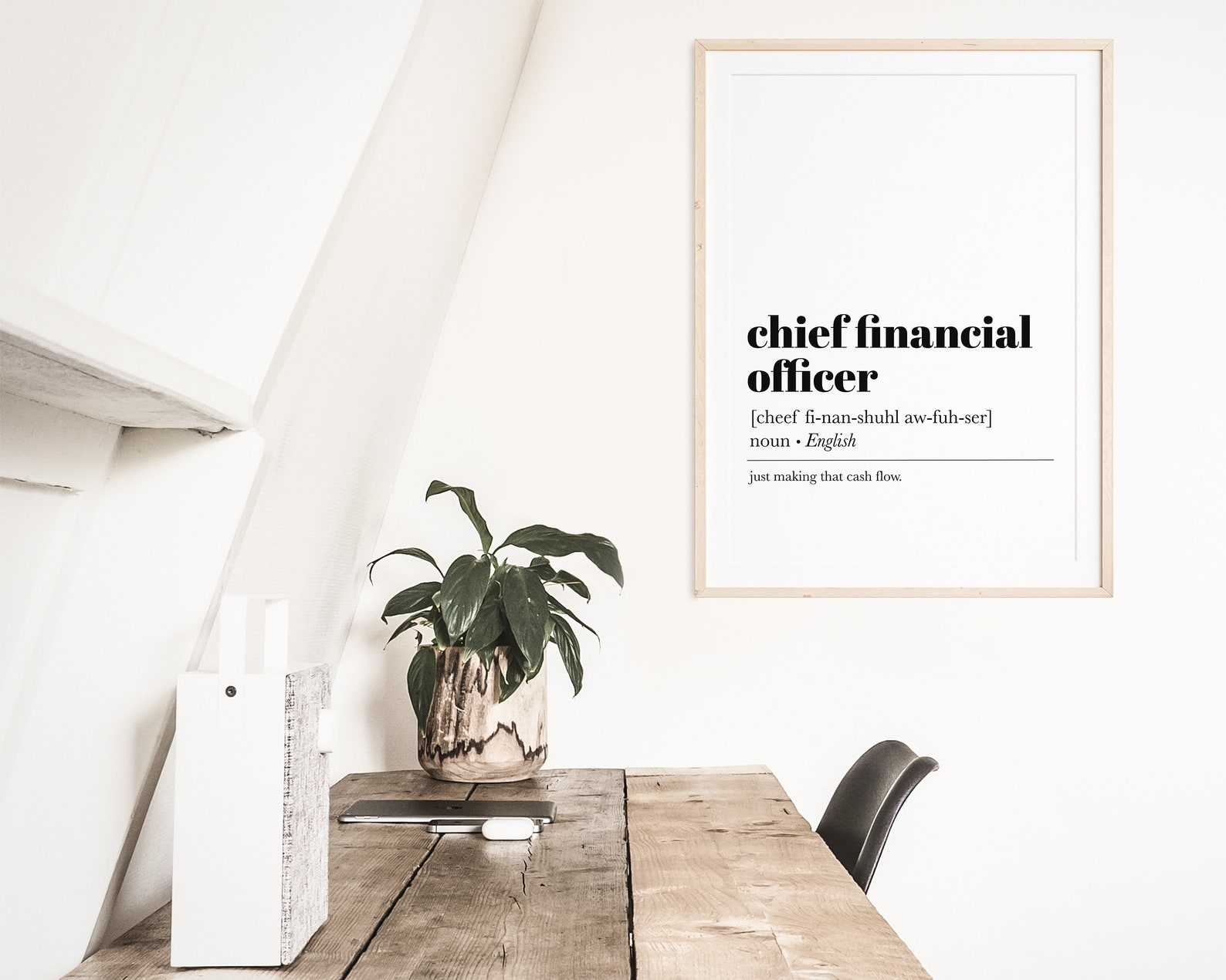 Chief Financial Officer Definition Print Cfo Gift Cfo - Etsy