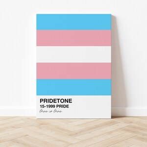 Transgender Gift LGBTQ Poster PRIDE Printable Wall Art Trans Pride Flag ...
