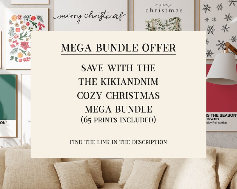 Funny Christmas Wall Art Set of 8 CHRISTMAS PRINTS Holiday - Etsy