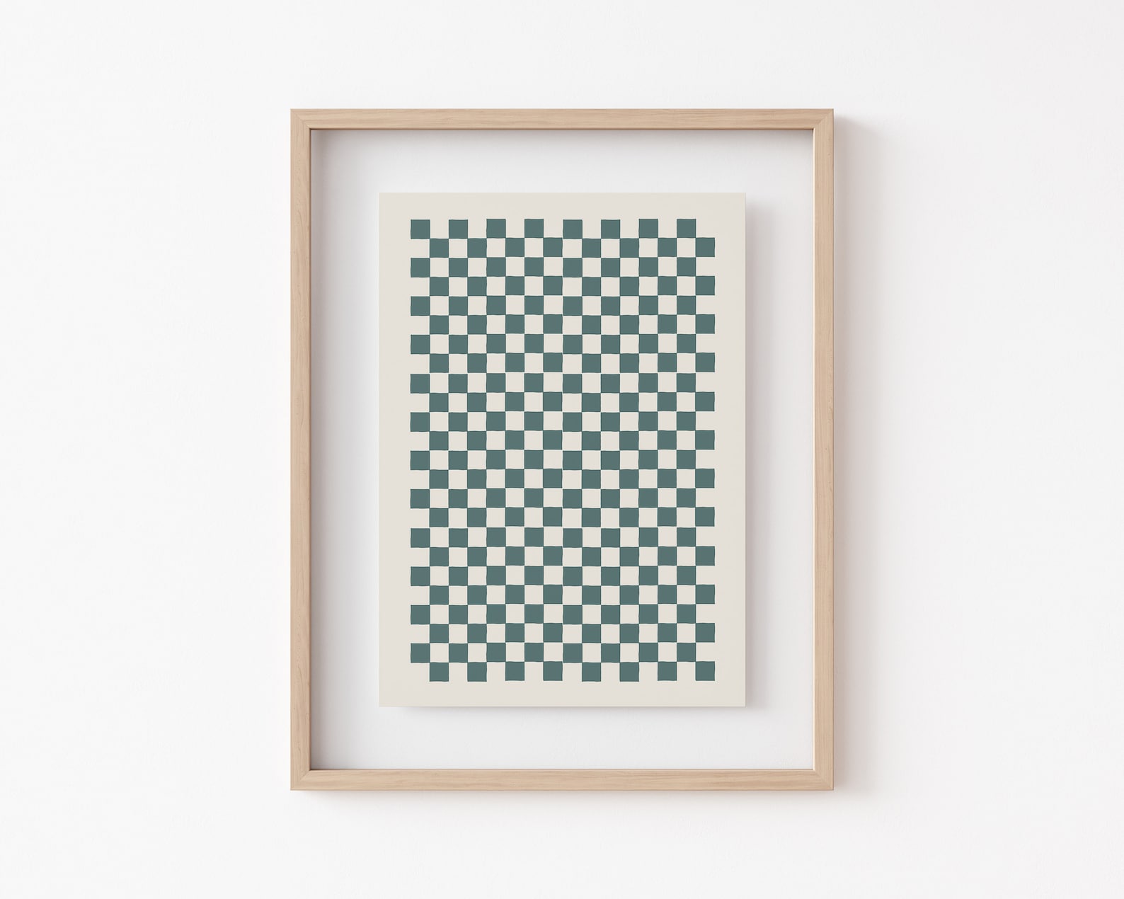 Checkered Wall Art | Groovy Wall Art | Retro Wall Art | Mid Century ...