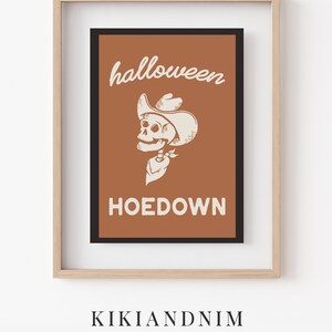 Halloween Decor | Western Wall Art | Halloween Printable | Cowboy Art ...