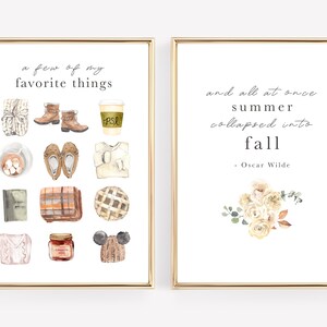 Fall Gallery Wall Set Set of 10 PRINTABLES Fall Prints Fall Wall Art ...