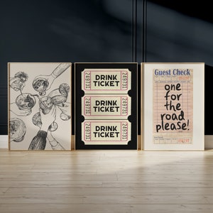 Bar Cart Prints Mega Bundle | 25 PRINTABLES | Bar Cart Wall Decor ...