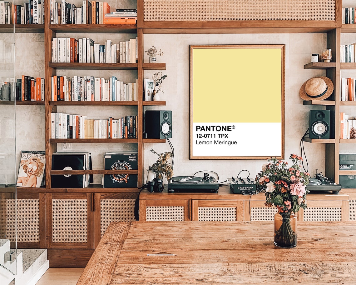 Pantone lemon meringue print pantone art pantone print | Etsy Pantone lemon meringue print pantone art pantone print | Etsy