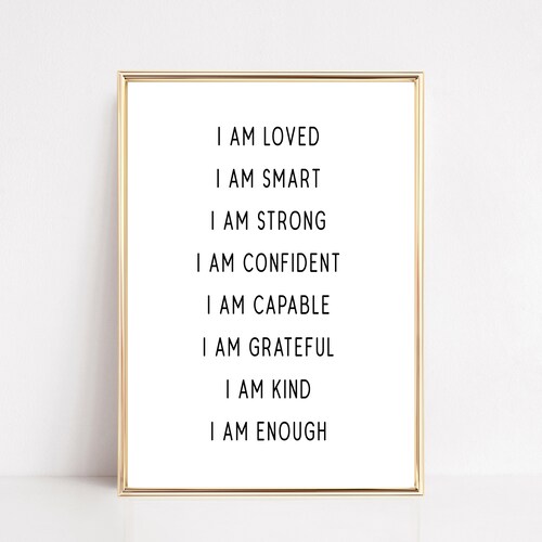 Affirmation Wall Art for Kids Inspirational Classroom Decor - Etsy