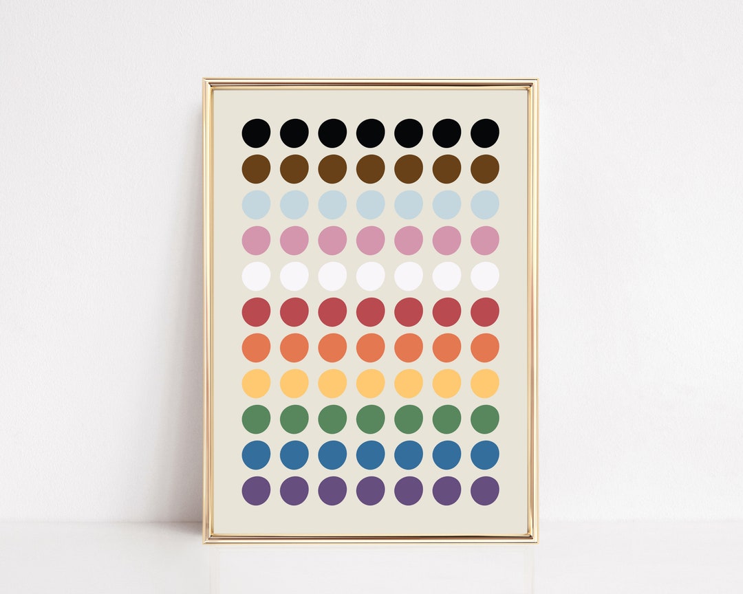 Pride Office Decor | Subtle Pride Wall Art | LGBTQ Gift | Pride Home ...