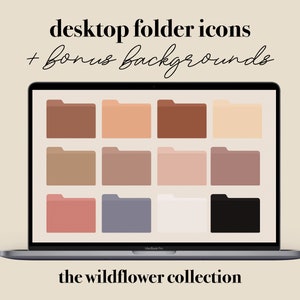 Neutral Color Folder Icons for Mac Neutral Desktop Folder - Etsy