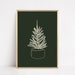 Christmas Tree Print | Green Christmas Decor | Christmas Print ...