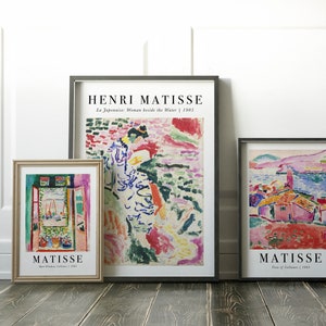 Matisse Print Set of 2 | Henri Matisse Poster | Colorful Gallery Wall ...