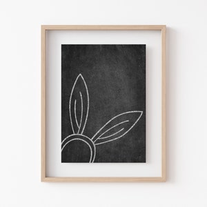 Easter Printable Wall Art | Boho Easter Decor | Easter Bunny Decor ...