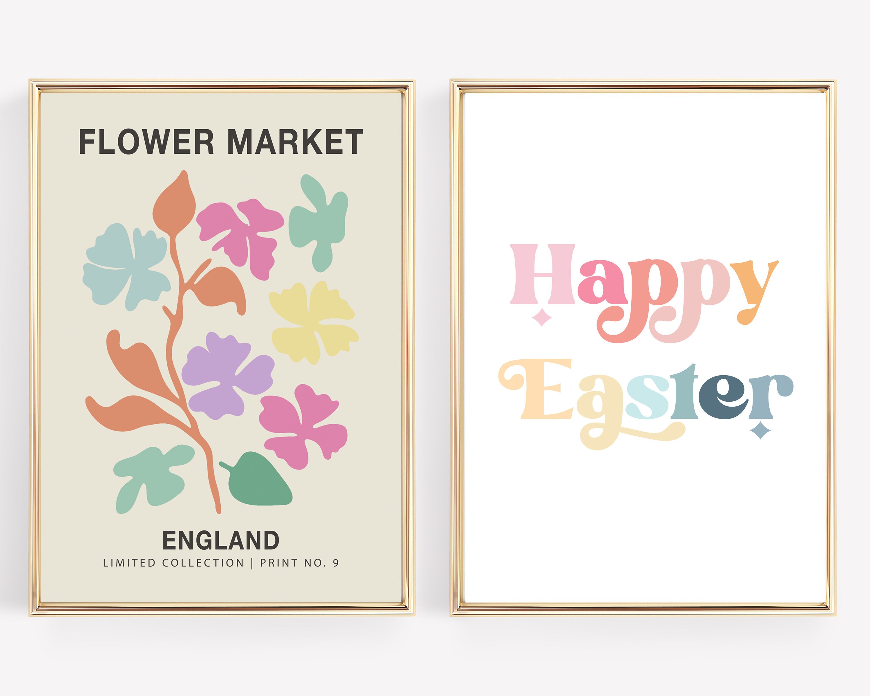 Easter Decor | 20 Easter PRINTABLES | Happy Easter Print | Easter Bunny ...