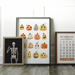 Pumpkin Art | Halloween Decor | Halloween Printable Wall Art ...