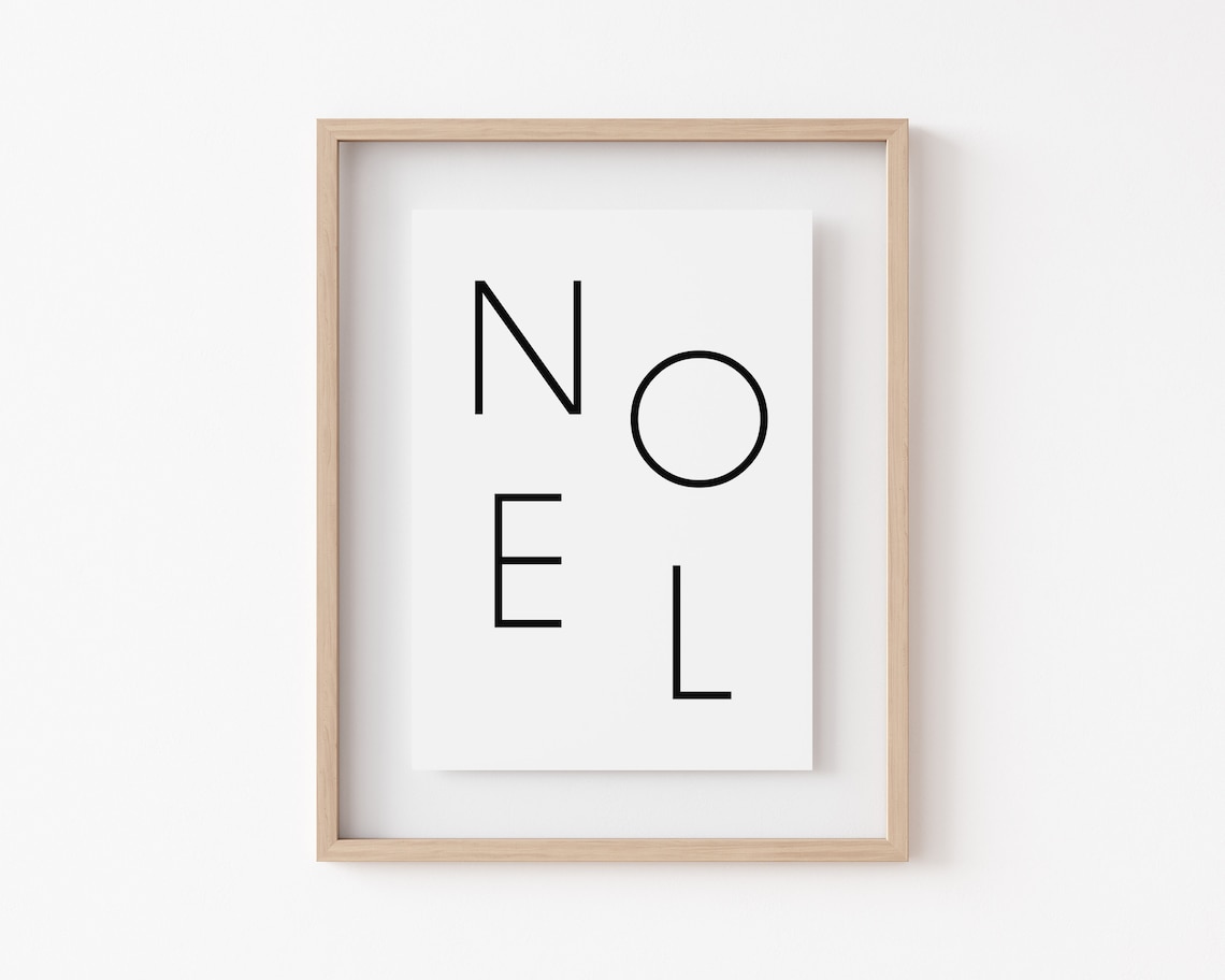 Christmas Printable Minimalist Christmas Print Christmas - Etsy