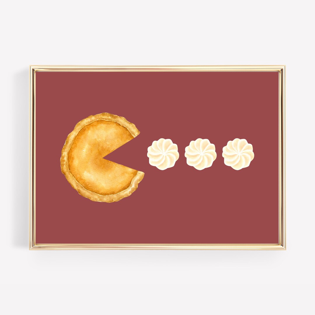 Funny Thanksgiving Decor | Pumpkin Pie Print | Thanksgiving Printable ...