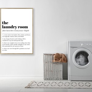 Laundry Room Definition Print Laundry Room Decor Laundry Art Laundry ...