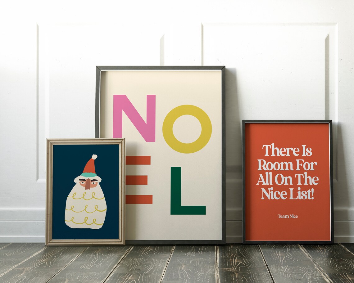 Noel Christmas Print | Christmas Wall Art | Christmas Decor | Christmas ...