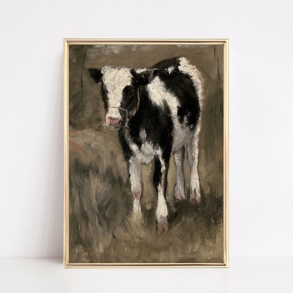 Vintage Cow Print - Etsy