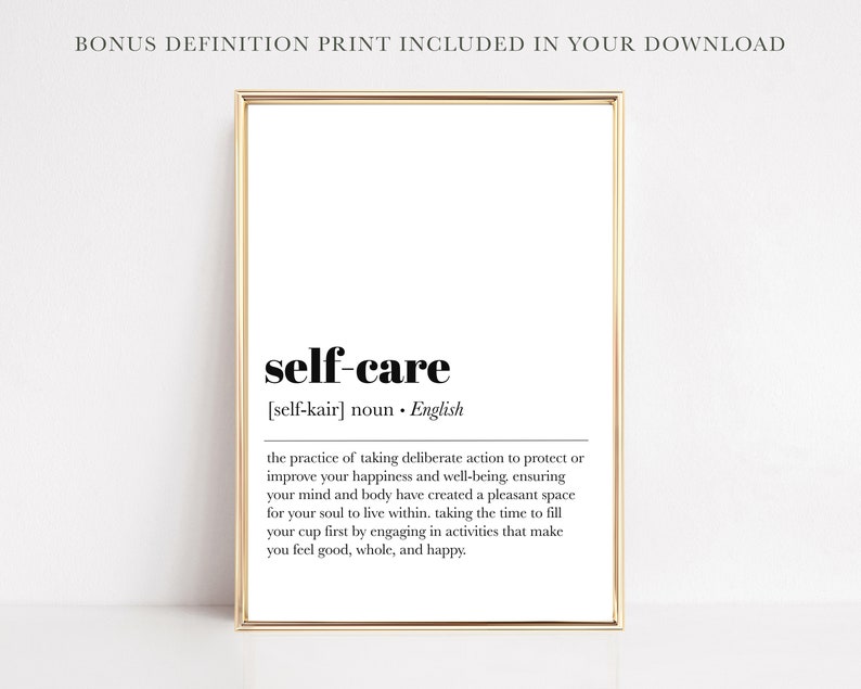 Self Care Wall Art Set of 10 Prints Self Care Gallery Wall - Etsy