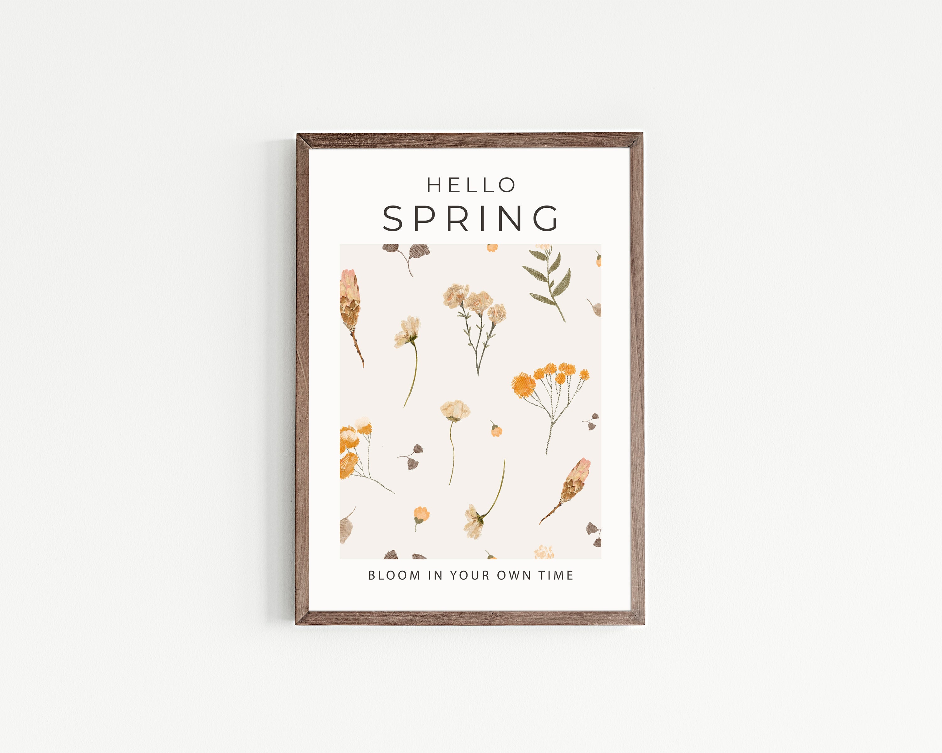 Spring Decor Spring Wall Art Print Floral Wall Art - Etsy