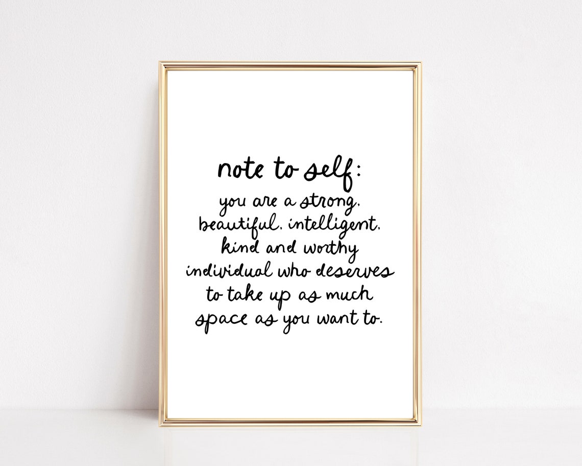 Positive Affirmations Wall Art | Affirmation Poster | Mental Health Art ...