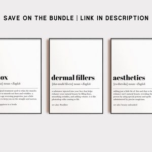 Aesthetics Definition Print | Salon Decor | Beauty Salon Wall Art | Spa ...